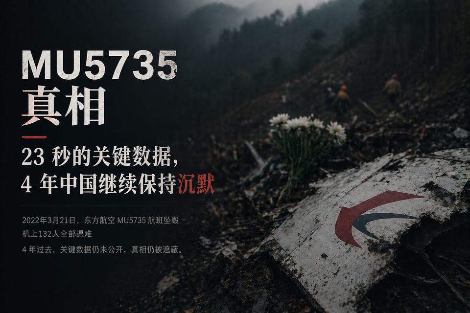 FOIA 撬开 MU5735 真相：23 秒的关键数据，4 年中国继续保持沉默—锐报